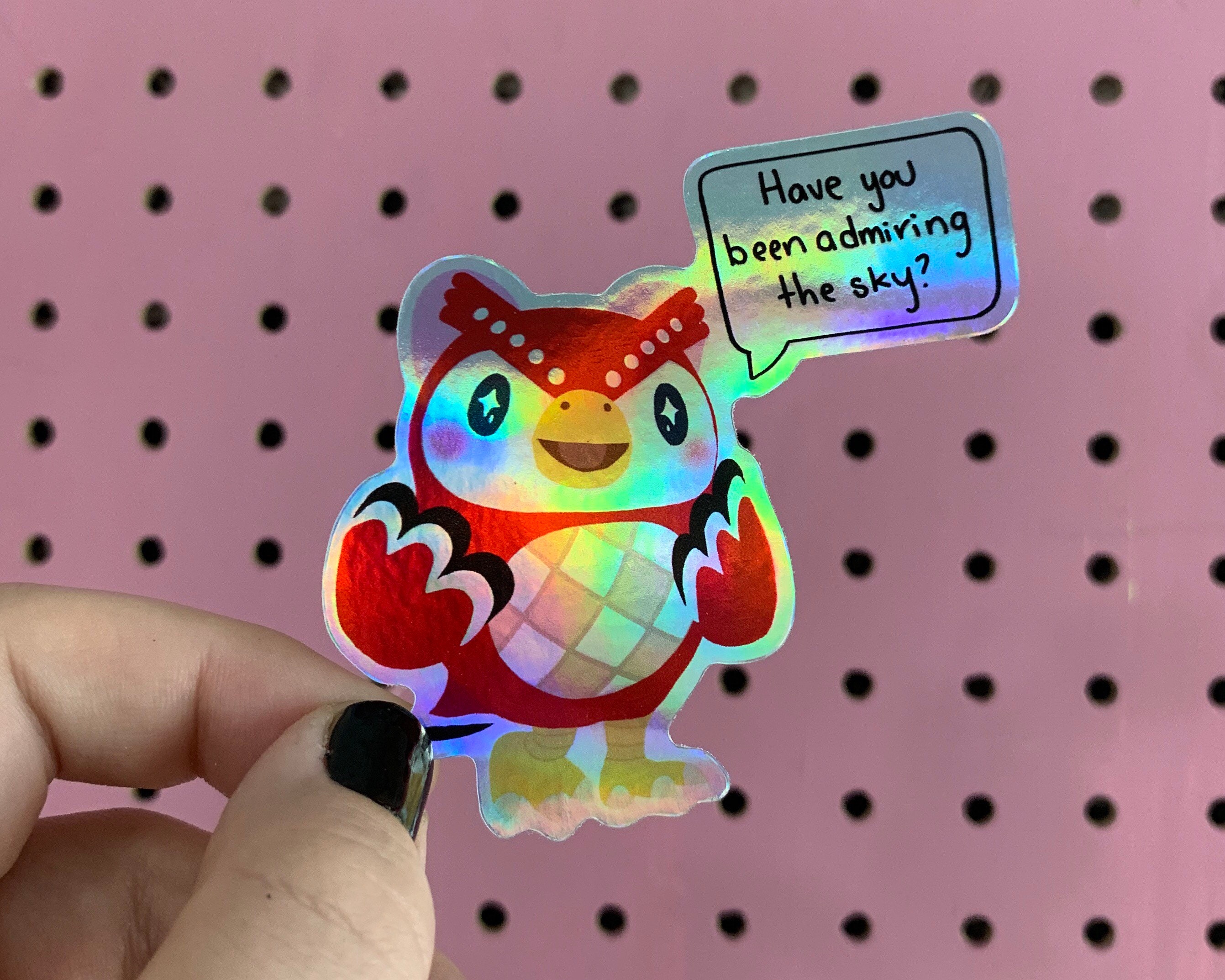 Funny Celeste AC Aliens Holographic Vinyl Sticker Paper & Party ...