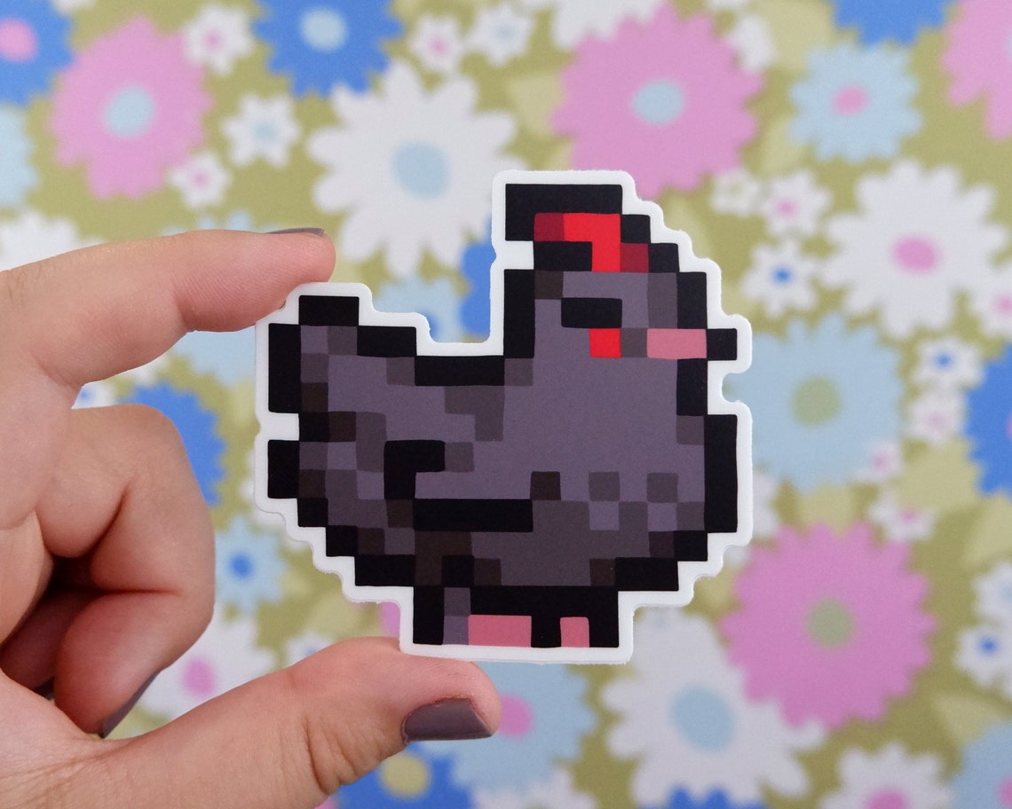 Void Chicken Waterproof Sticker Stardew Valley Vinyl - Etsy