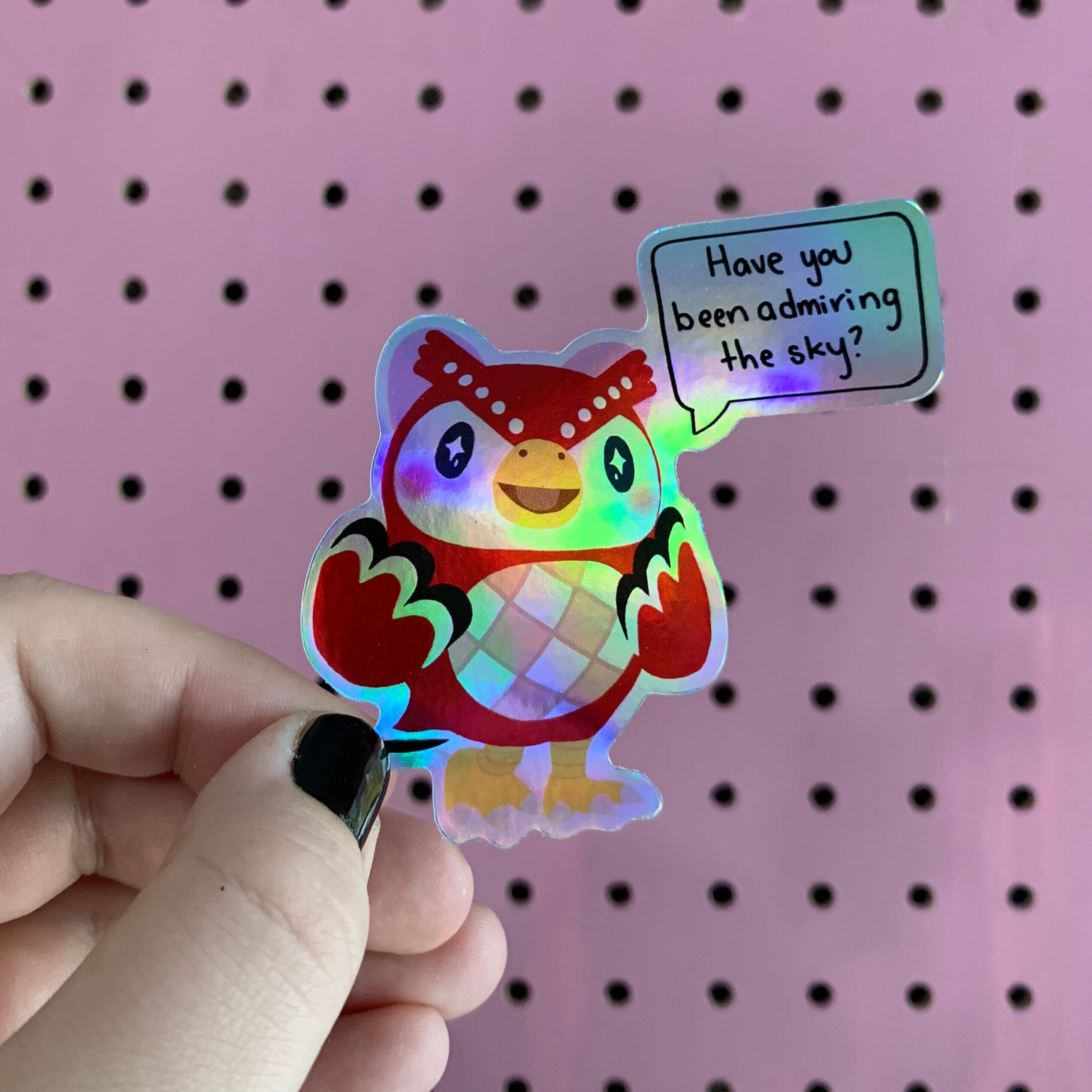 Funny Celeste AC Aliens Holographic Vinyl Sticker Paper & Party ...