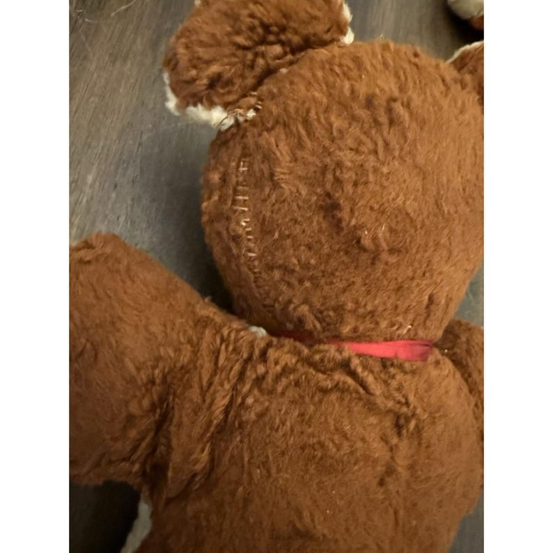 Vintage Gund & Cubbi Gund Plush Bears Lot Plastic Face 1950s-60s Tagged ...