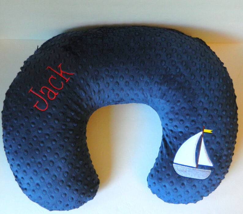 Bobby Cover Sailboat Bobby Pillow Cover Minky Personalized | Etsy