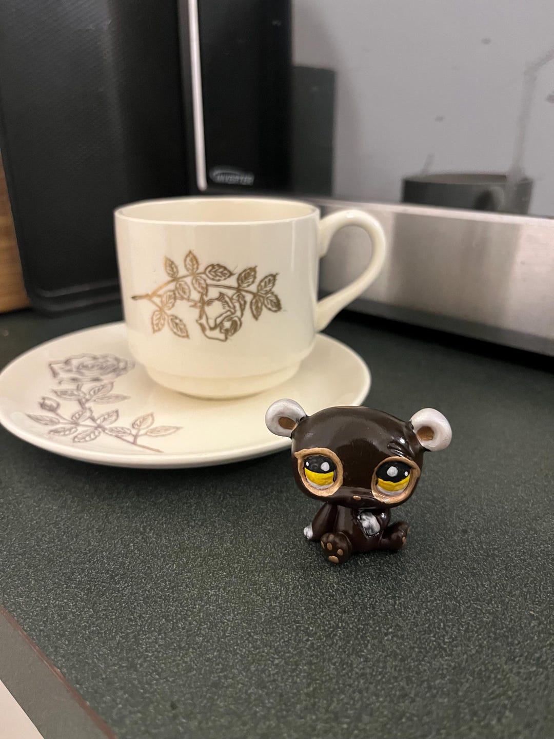 Custom LPS Littlest Pet Shop Bear and Matching Tea Set - Etsy