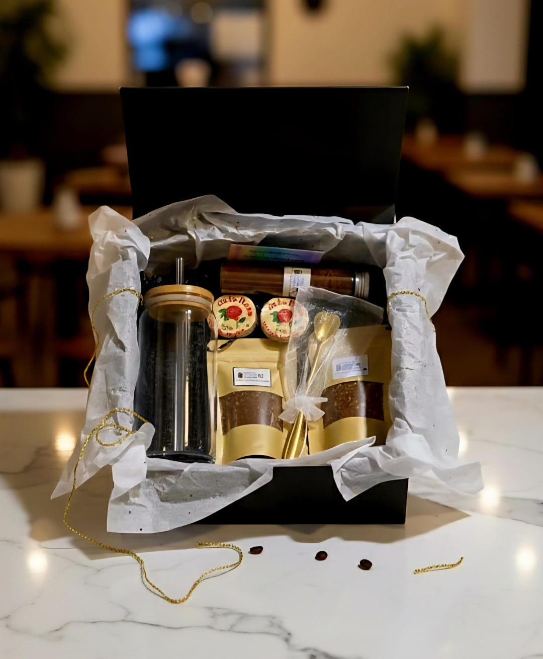 Gourmet Coffee Lover Gift Set Arabica Sampler With Mug & Treats ...
