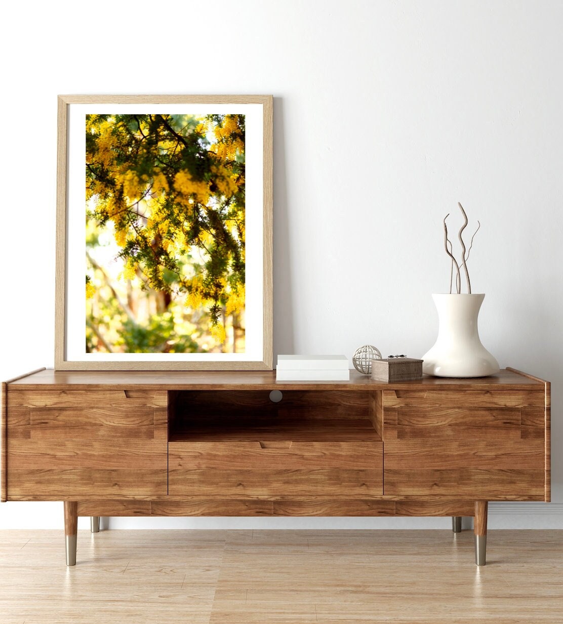 Acacia d'été doré - impression photographie - photo d'art mural - lac ...