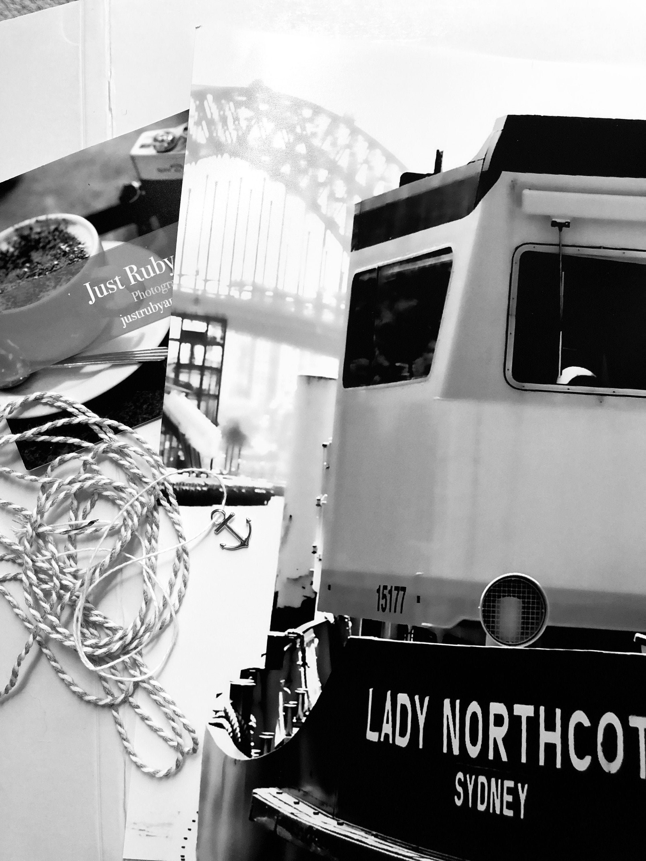 Lady Northcott Sydney Ferry Print - Black and White Photography Print ...
