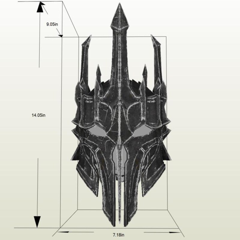 Sauron Helmet - Etsy