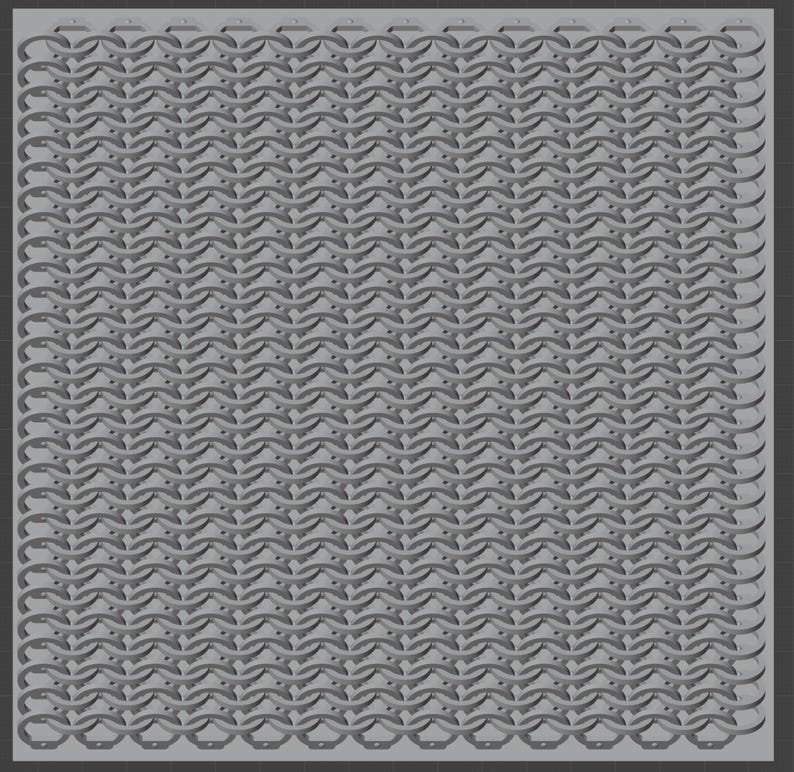 NEW- Rivetted Chainmail 3D Printed Fabric - Etsy