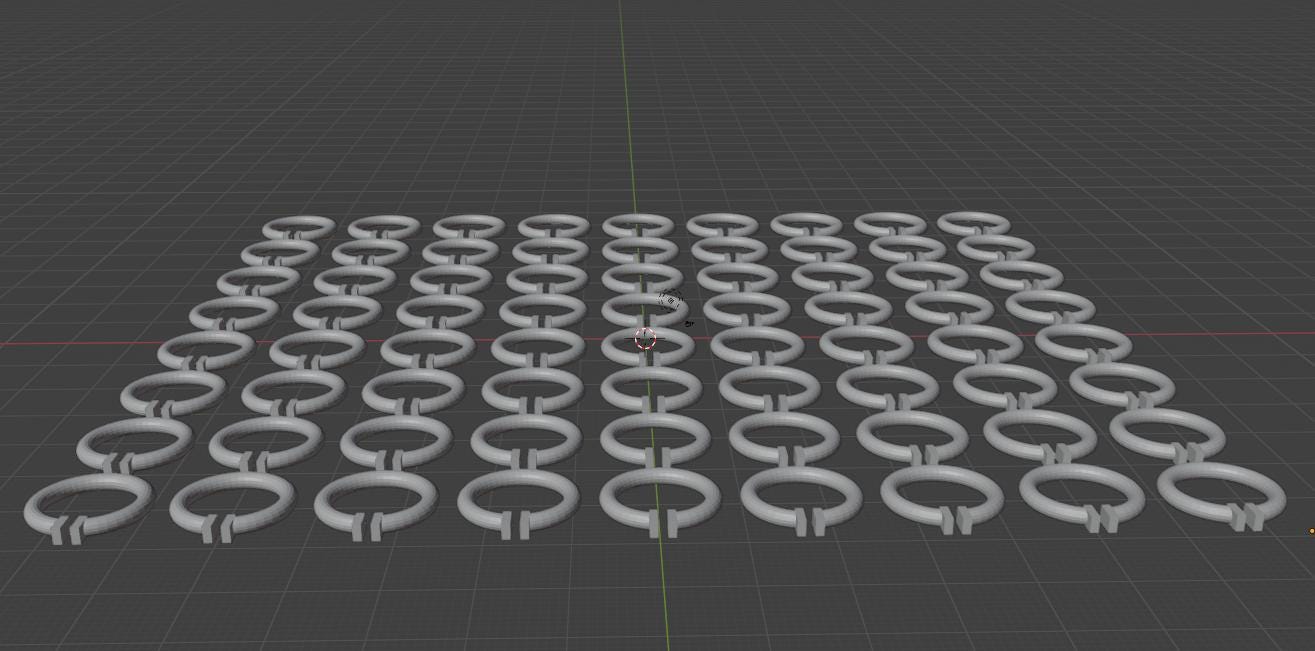 Chainmail - 3D Printable Fabric - Etsy