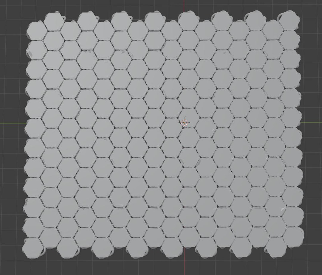 Honeycomb Chainmail - 3D Printable Fabric (futuristic) - Etsy