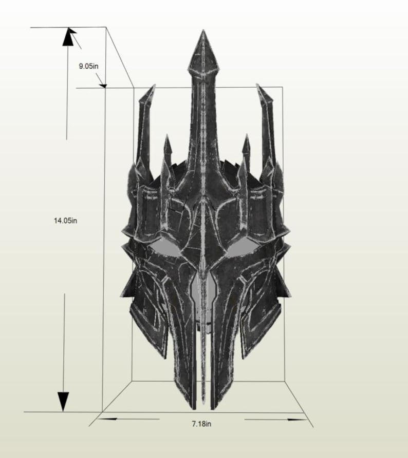 Lord Sauron Shadow of Mordor LOTR Wearable Armor Foam/paper PATTERN ...