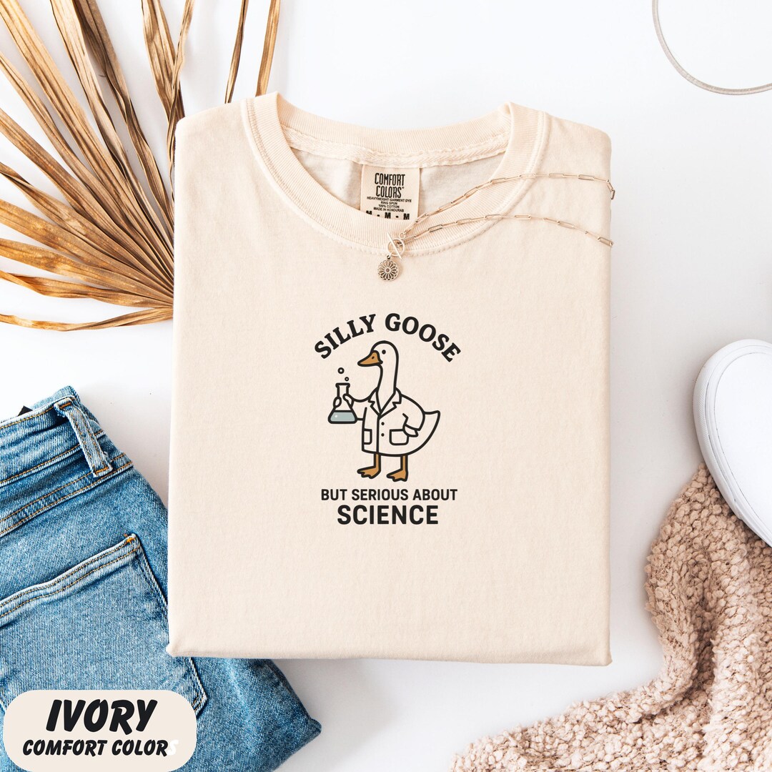 Funny Science T-shirt: Silly Goose Lab Coat Humor, STEM Gift - Etsy