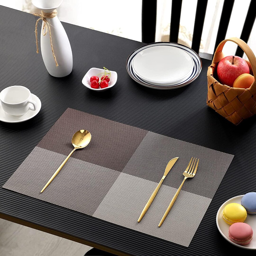 Placemats for Dining Table Table Mats for Family Dinner Table Mats for ...