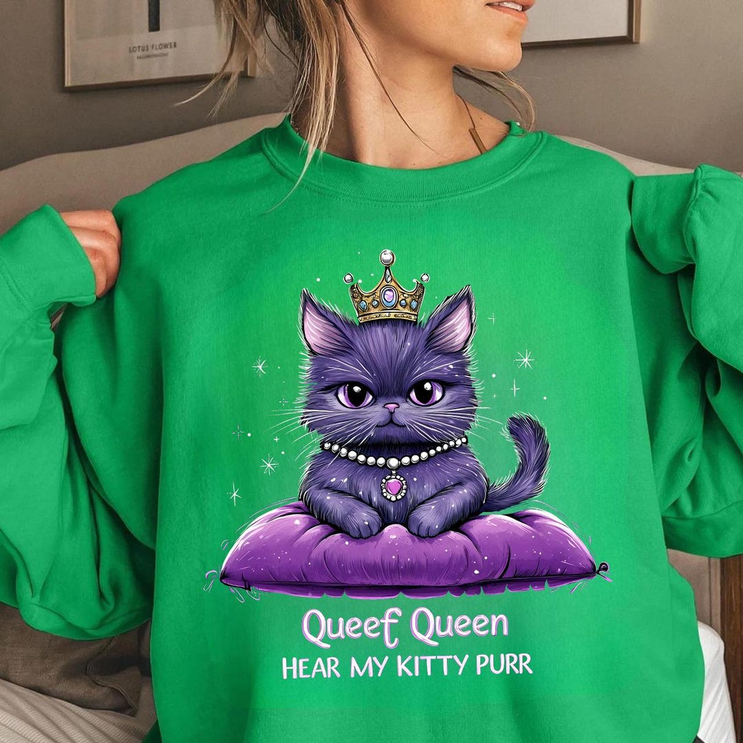 Queef Queen Cat Png, Funny Queef Queen Cat Inappropriate Dirty Adult ...