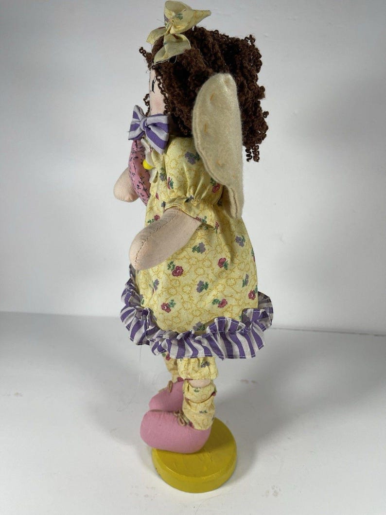 Vintage Handmade Angel Doll 18 Inch Cloth Rag Doll Country Cottage ...