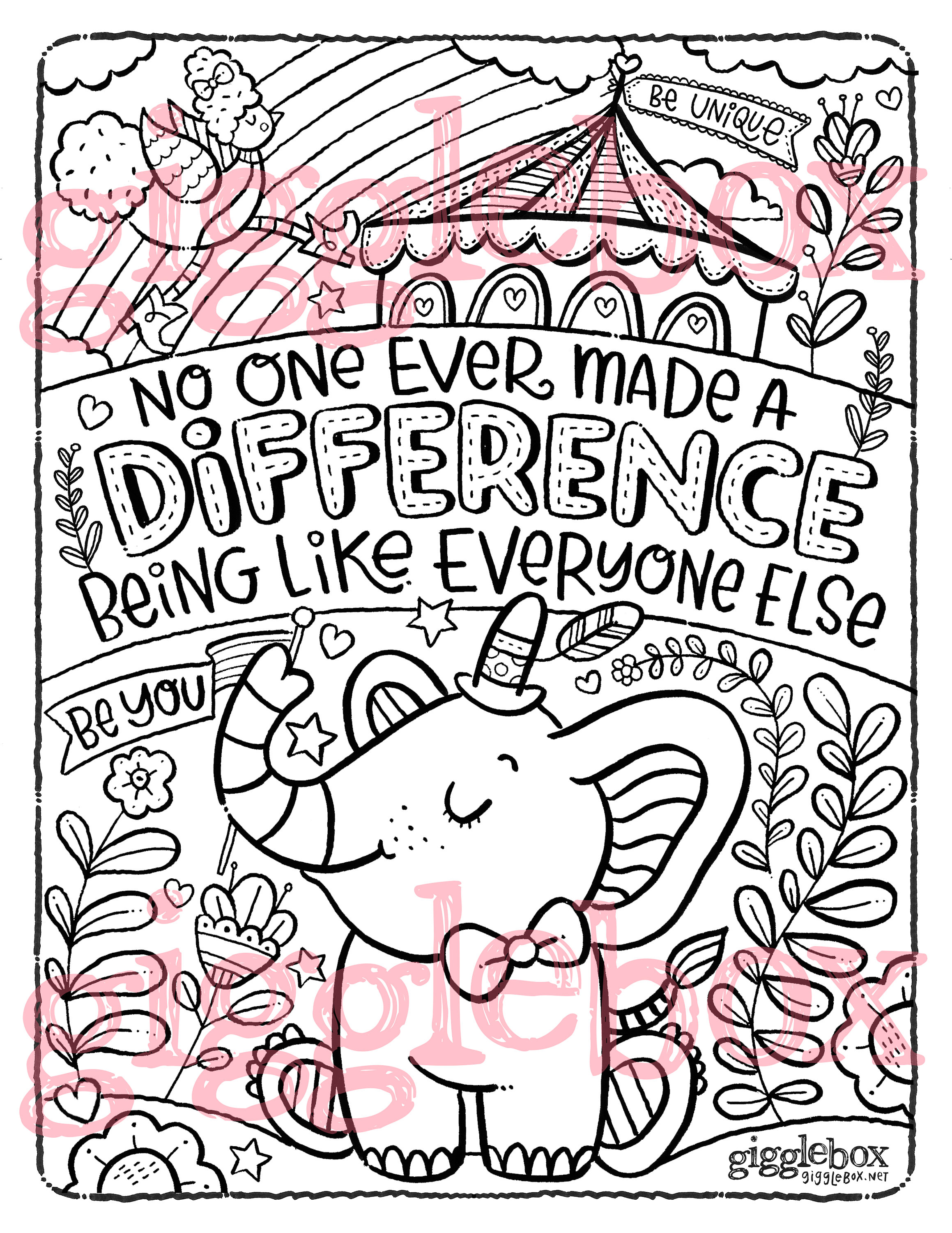 Printable Coloring Page, Instant Download, Printable, No One Ever Made ...