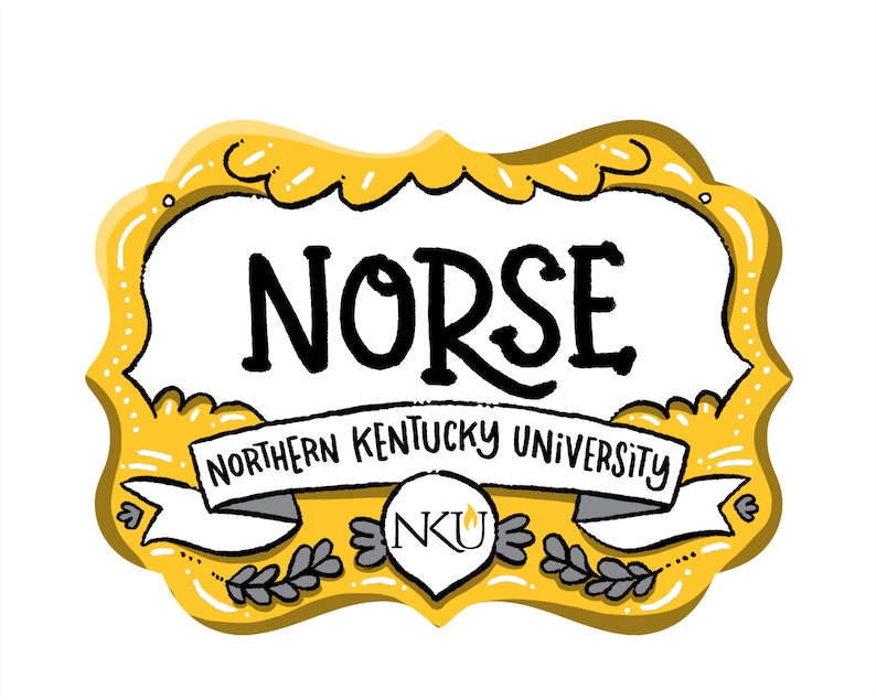 Northern Kentucky University, Norse, Holiday Personalized Holiday ...