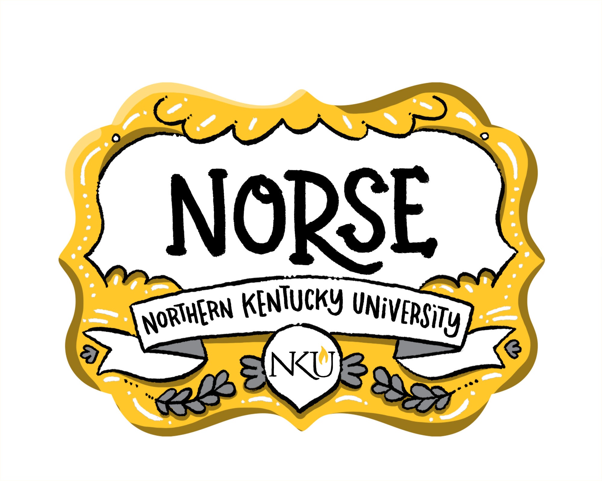 Northern Kentucky University, Norse, Holiday Personalized Holiday ...