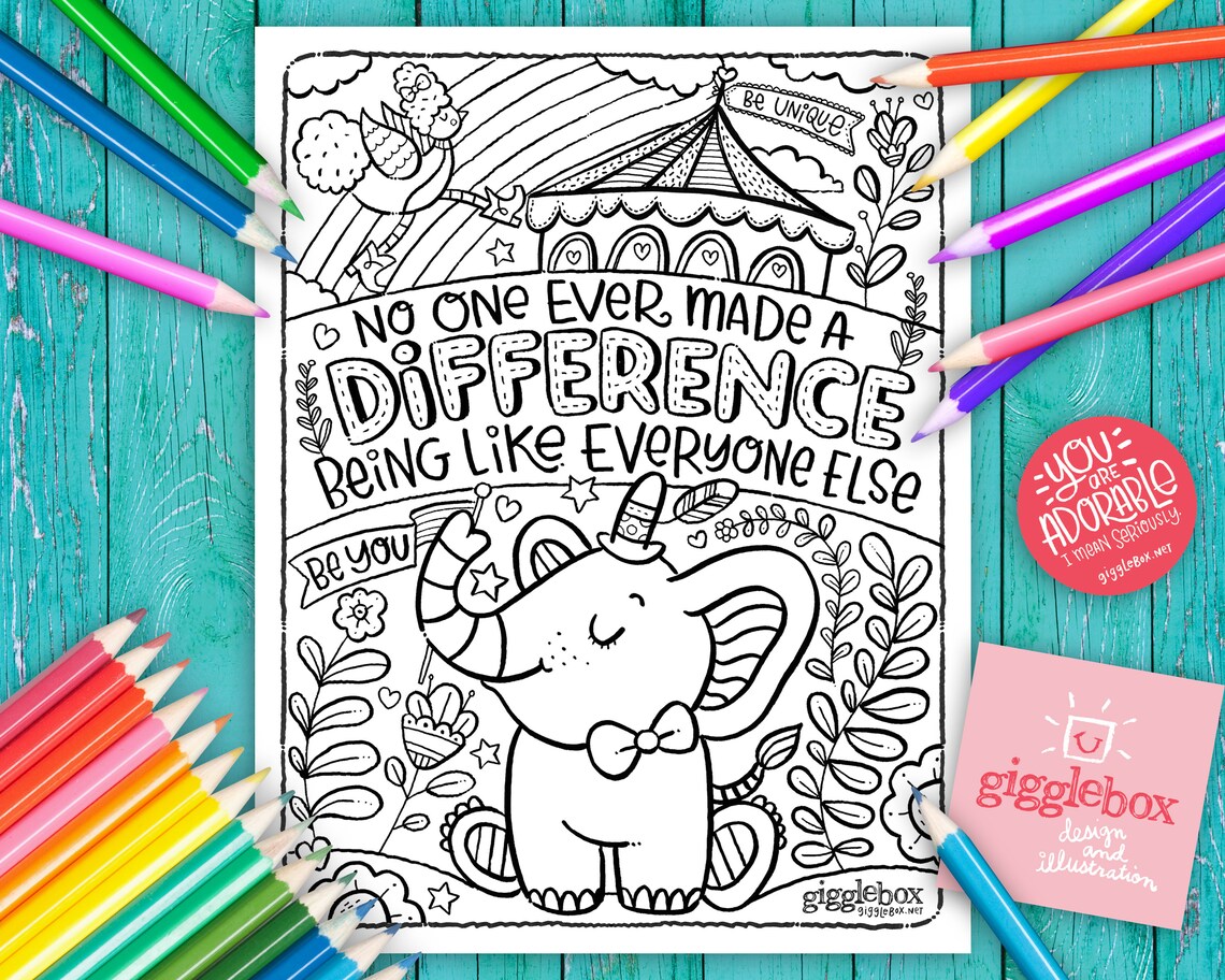 Printable Coloring Page, Instant Download, Printable, No One Ever Made ...
