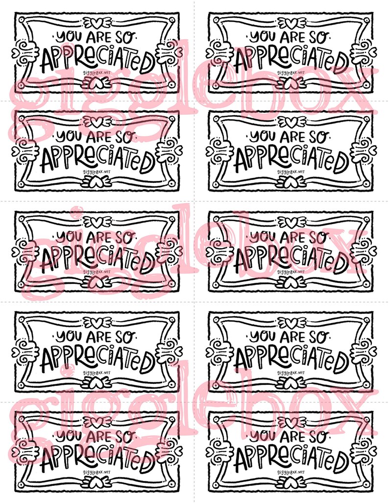 Printable Coloring Gift Tags, Instant Download, Printable, You Are so ...