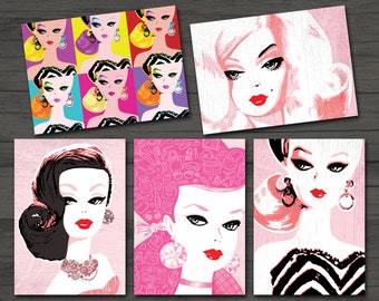 Barbie Greeting Cards - Etsy