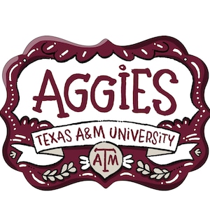 Texas A&M University, Aggies, Holiday Personalized Holiday Ornament ...
