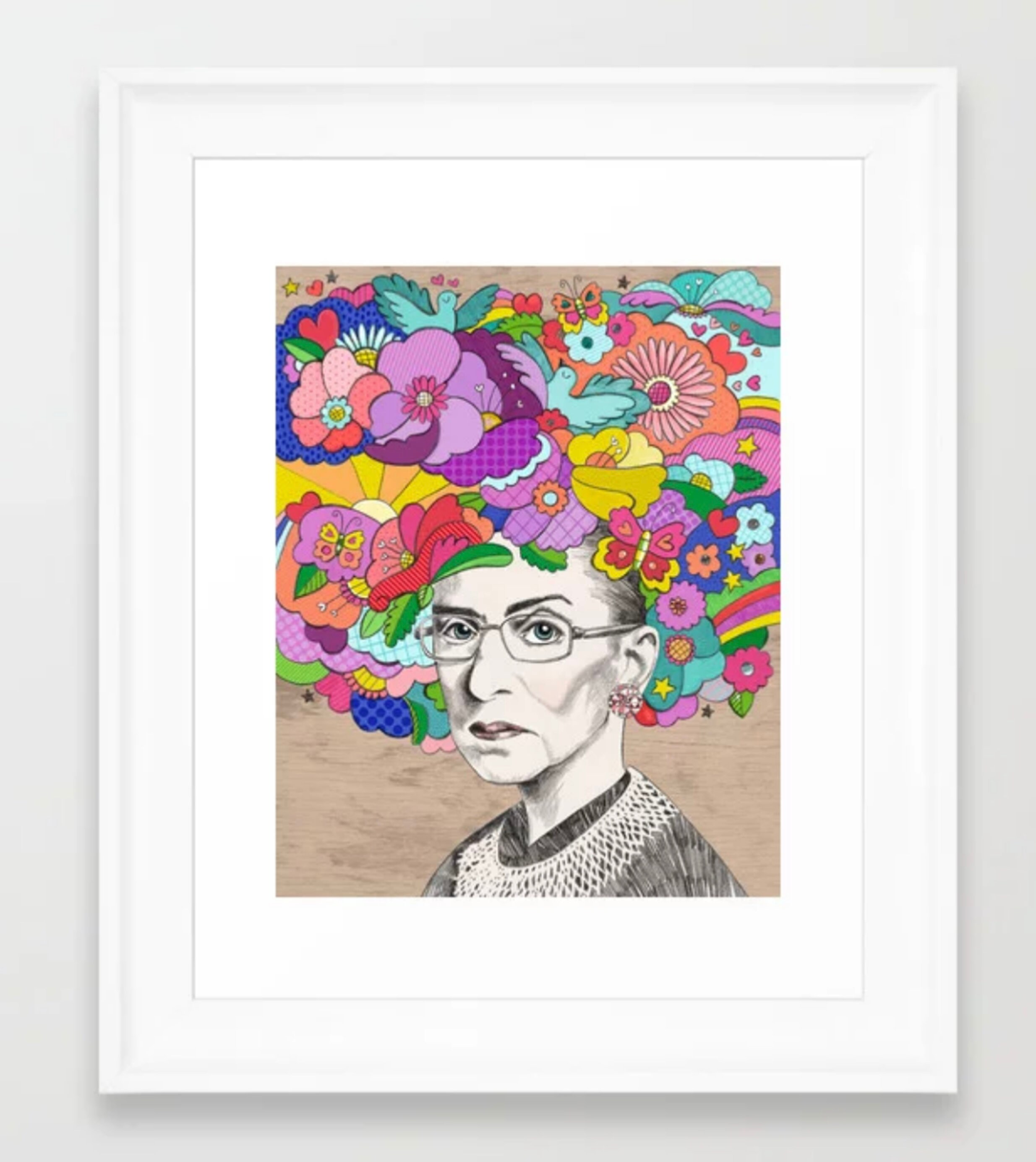 Notorious RBG, Justice Ruth Bader Ginsburg, Original Giclee Print Wall ...
