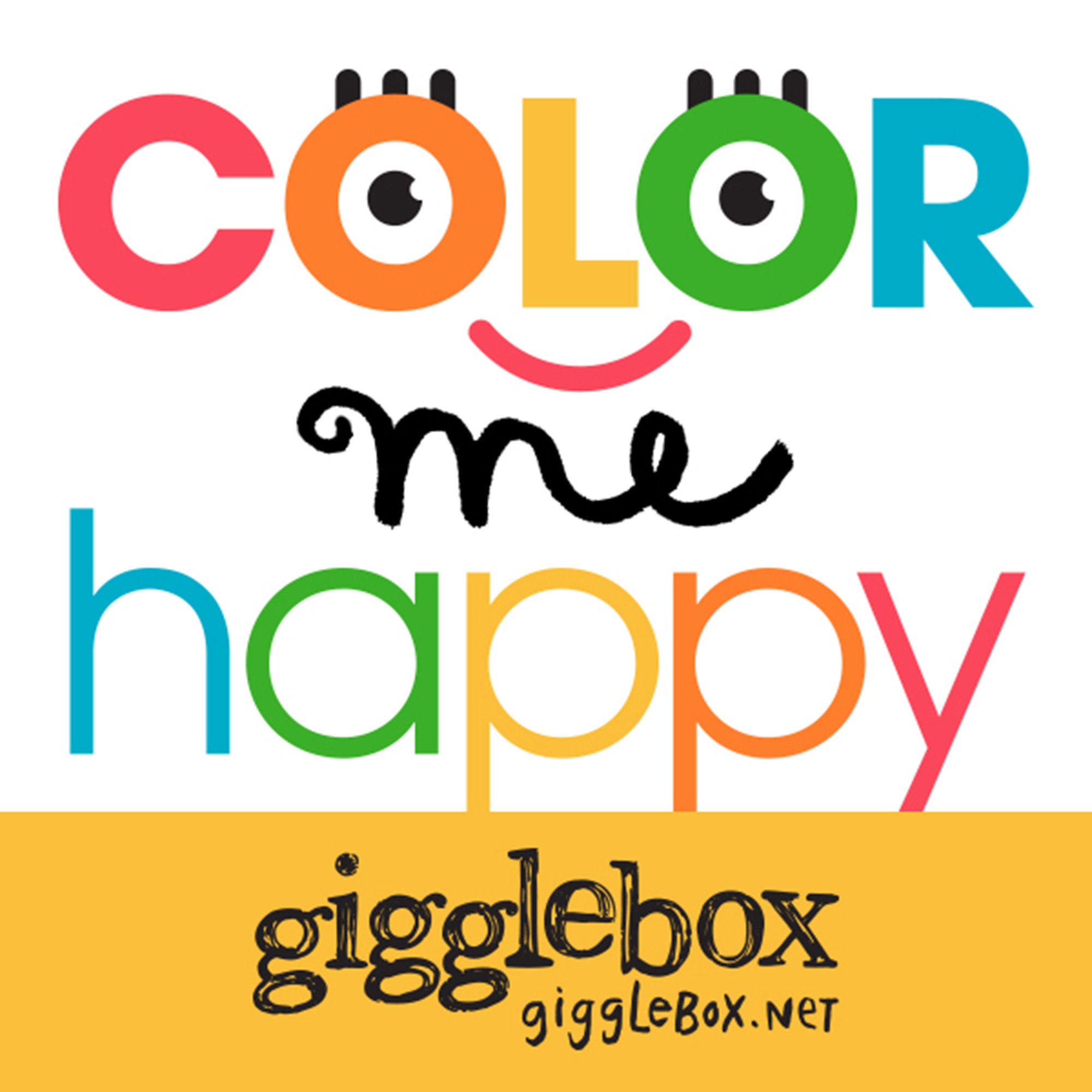 Color Me Happy, Coloring Activity Note Cards, Set of 8, Correspondence ...