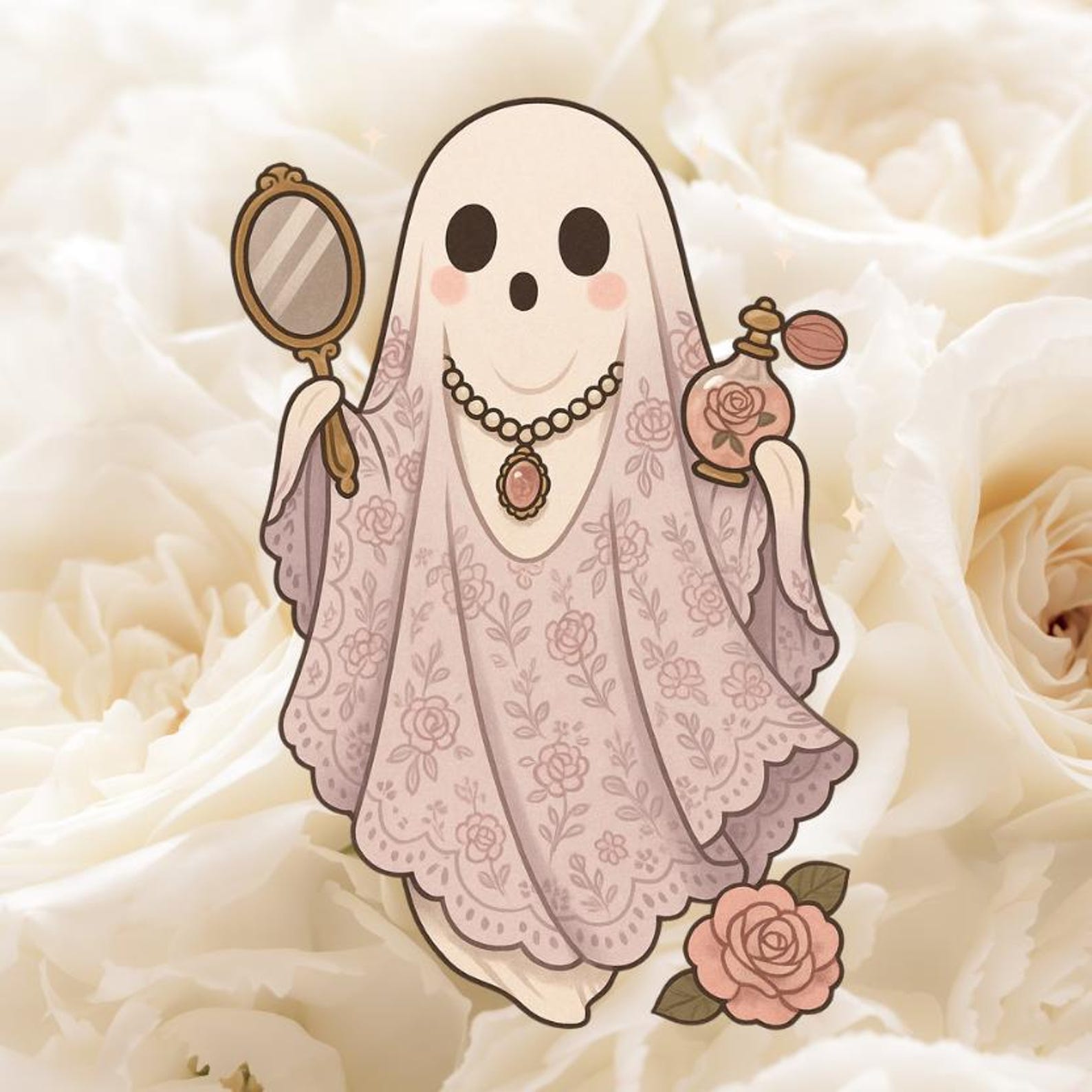Glamour Ghoul Stickers, Halloween Stickers, Spooky Sticker Set, Gothic ...