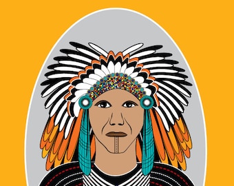 Native American Blank Note Cards - Etsy