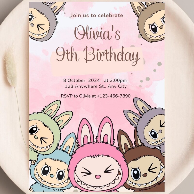 Labubu Template - Etsy