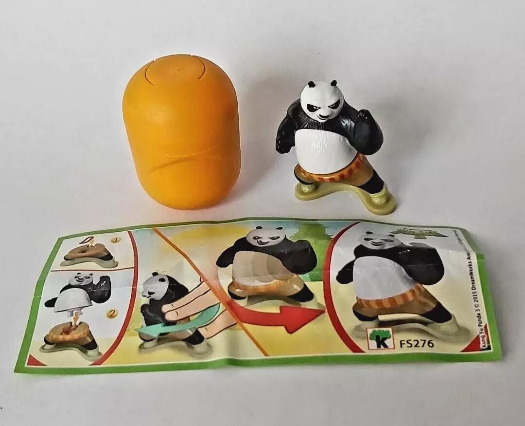 Rare Vintage Kinder Surprise PO FS276 Kung Fu PANDA Turtle Figurines ...