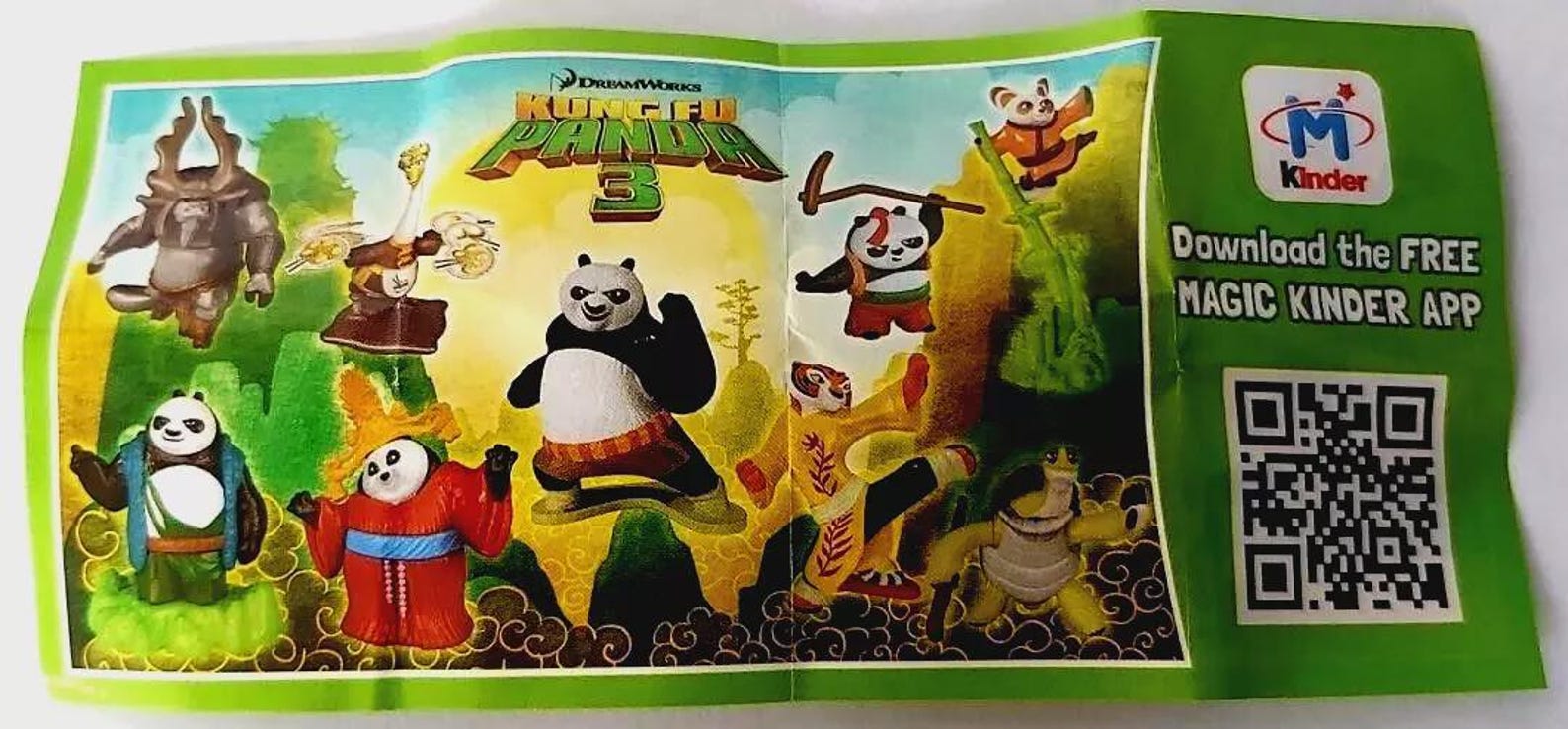 Rare Vintage Kinder Surprise MASTER TIGRESS FS284 Kung Fu PANDA Turtle ...