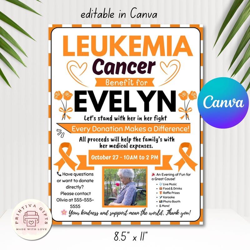 Leukemia Cancer Templates - Etsy