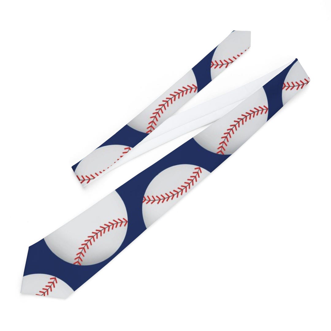 Baseball Necktie | Sports Tie | Father's Day Gift | Unique Accessories ...
