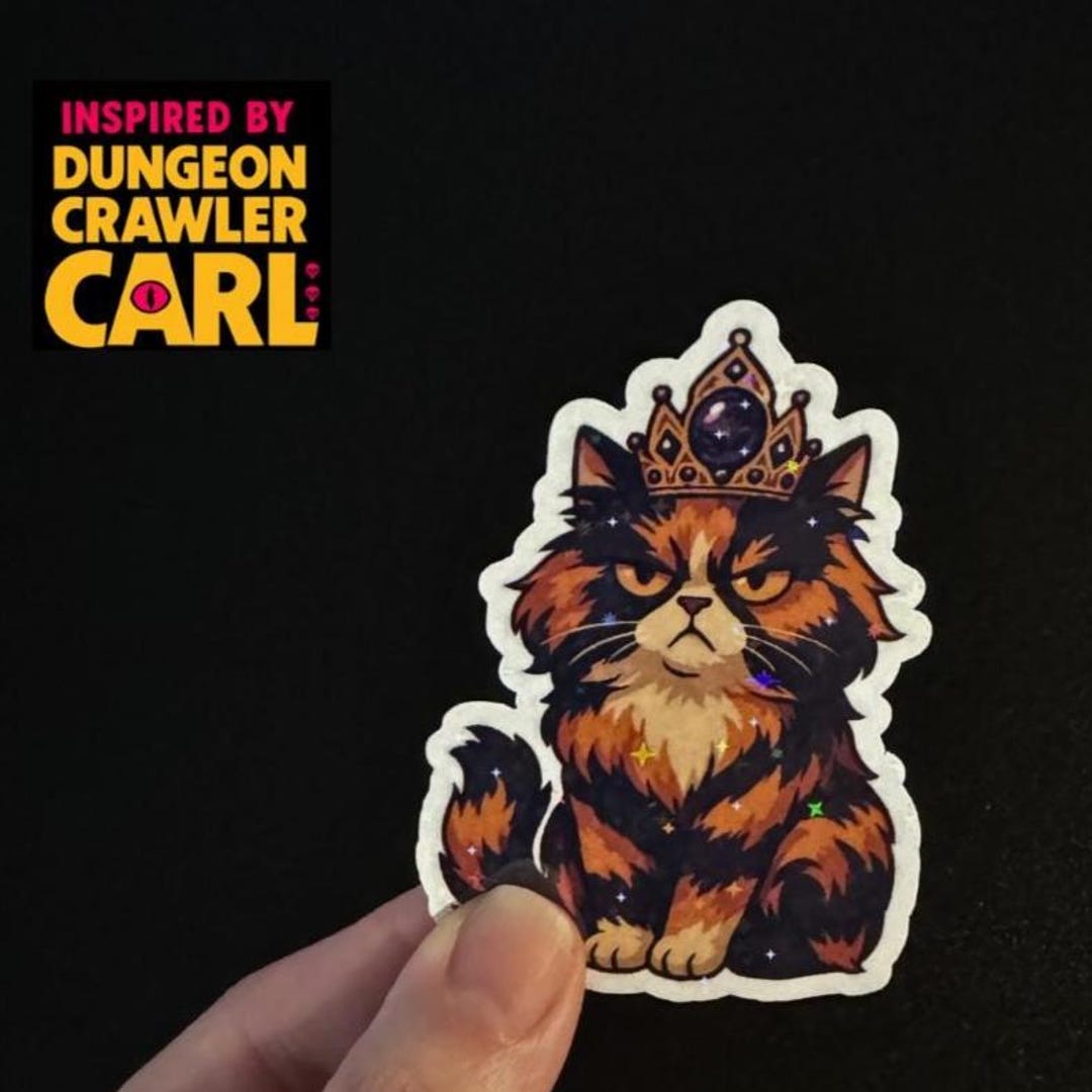 Princess Donut Sticker, Dungeon Crawler Carl Inspired: Holographic ...