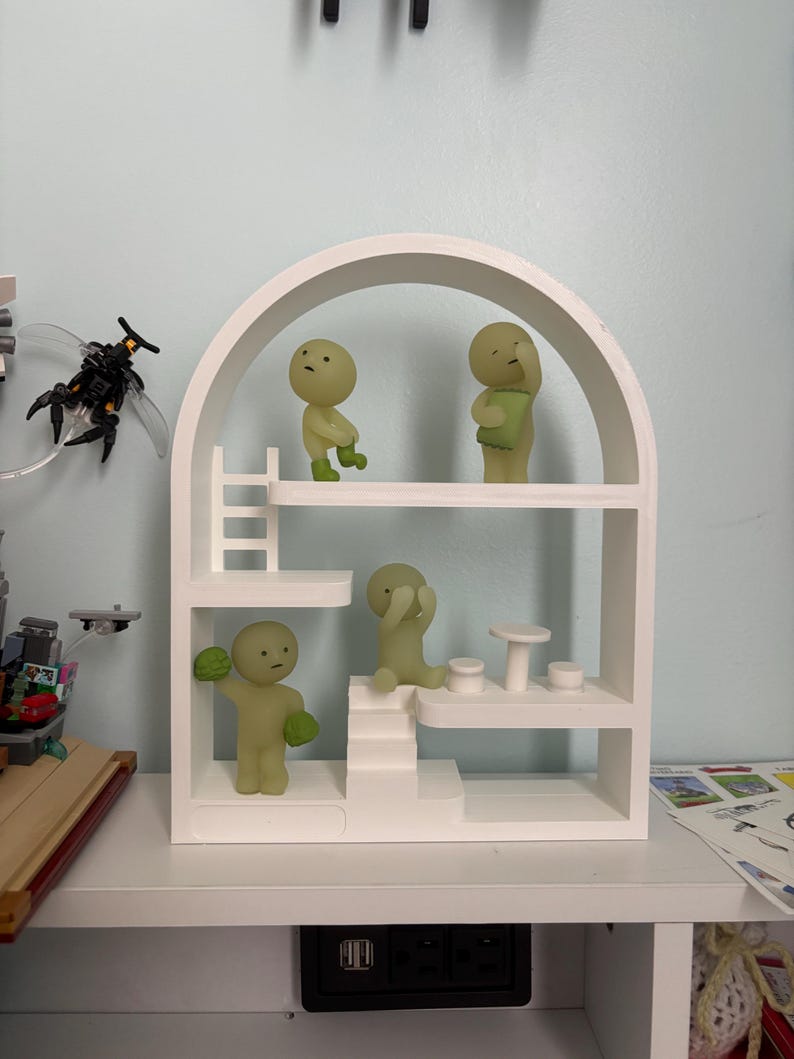 Smiski Trinket Play House Shelf: Customizable Figurine Display - Etsy