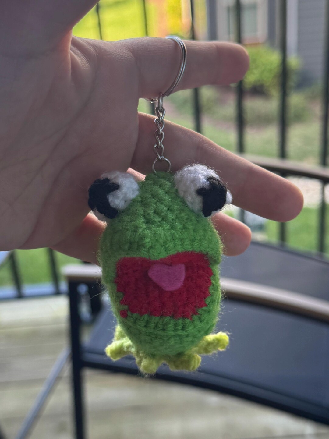Crochet Muppet KEYCHAIN - Kermit - Etsy