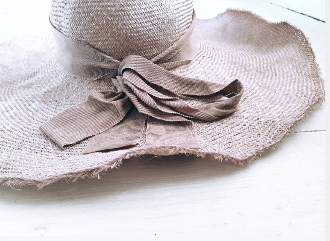 Taupe Battered Hat - Etsy