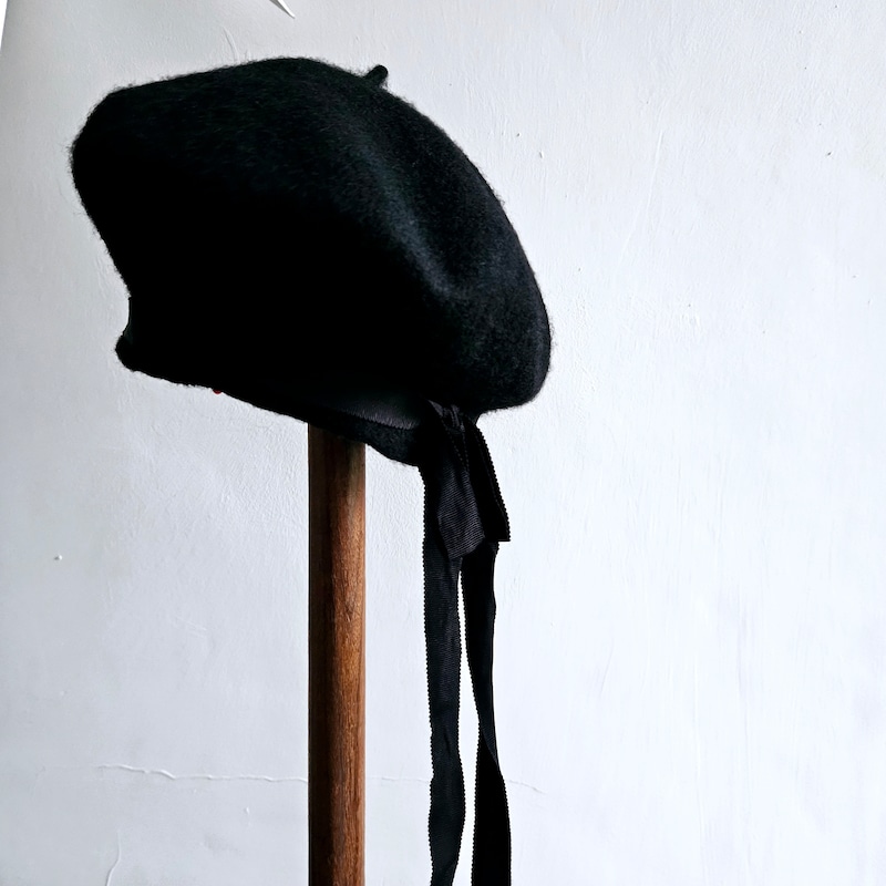 Black Fur Beret Womens - Etsy UK