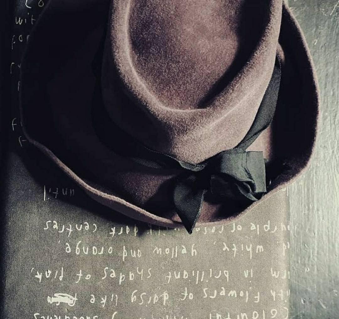 Plum Unstructured Battered Hat .. - Etsy