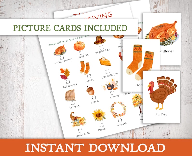Thanksgiving Scavenger Hunt, Funny Family Thanksgiving Game, Printable ...