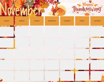 Thanksgiving Daily Scripture Calendar | Fall Calendar | Holiday Decor ...
