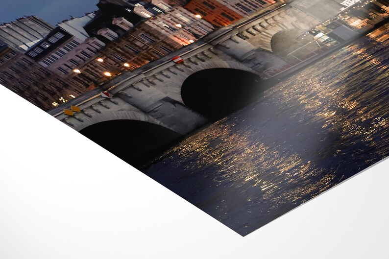 Pont Neuf Night Photography Print, Seine River, Parisian Home Decor - Etsy