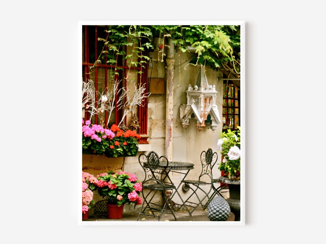 Au Vieux Paris Print French Cafe Art Parisian Wall Art - Etsy