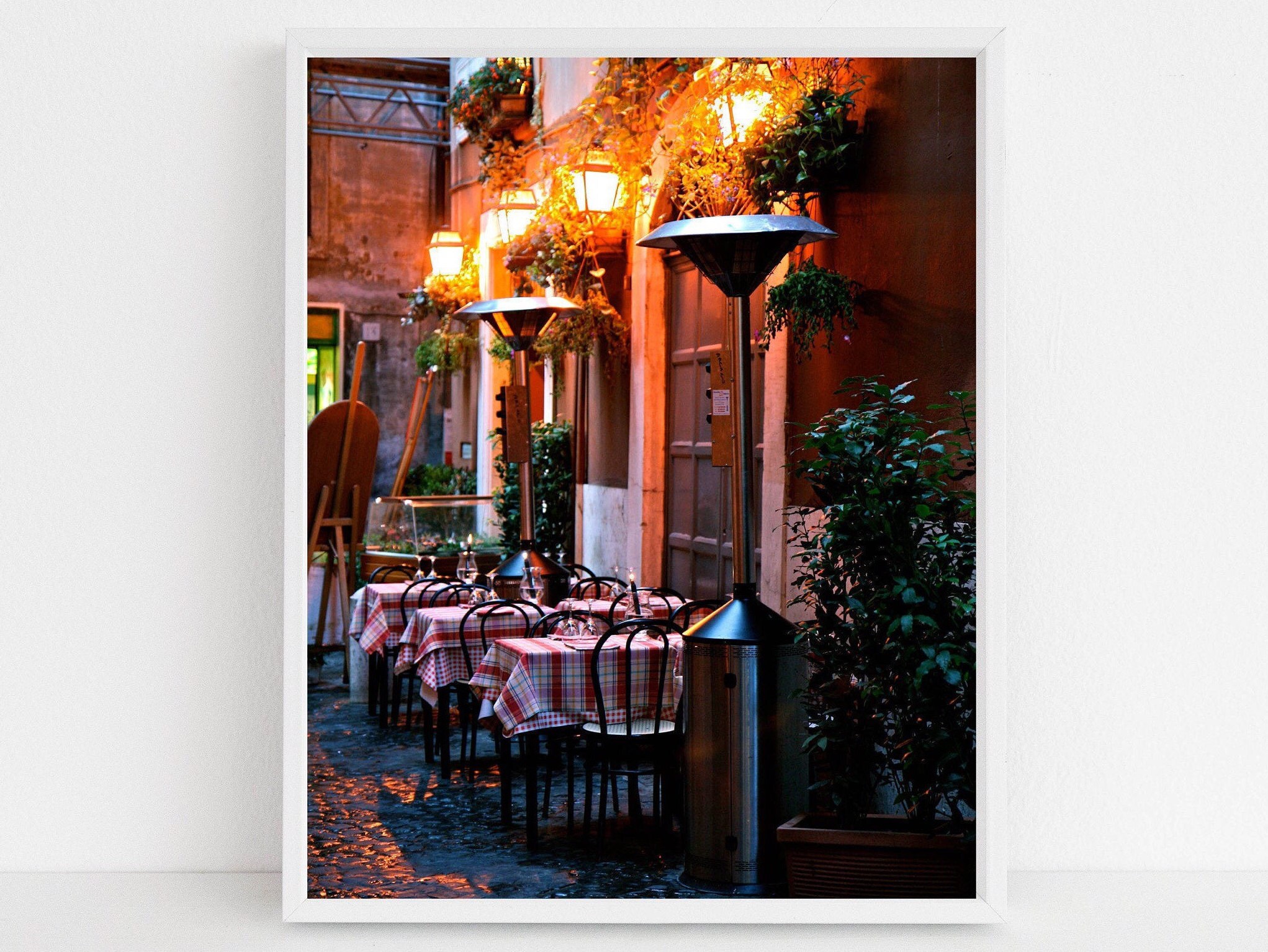 Rome Italy Photography Print - Italian Restaurant Photograph ...