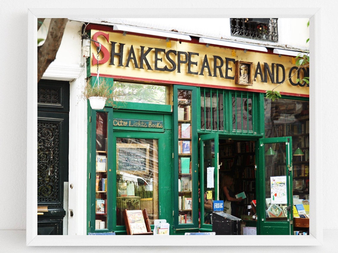 Shakespeare and Company Print Paris Photography Book Store | Etsy