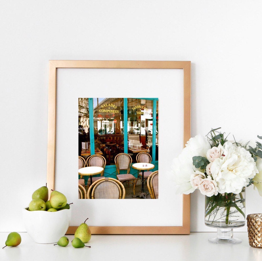 Paris Cafe Print, French Bistro Art, Paris Photography, French Kitchen ...
