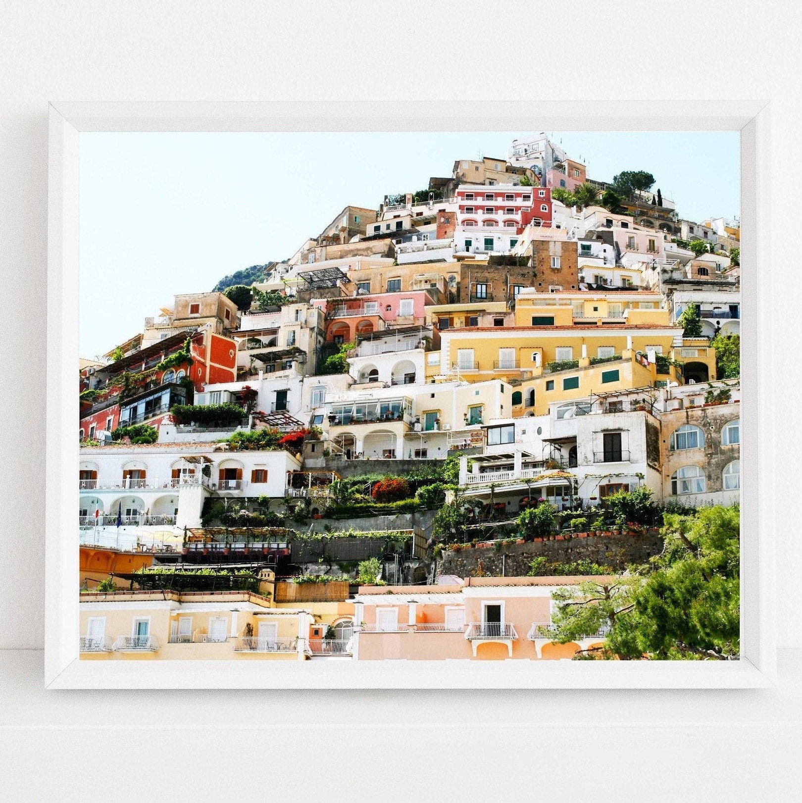 Amalfi Coast Photography Print - Coastal Italy Architecture Photograph ...