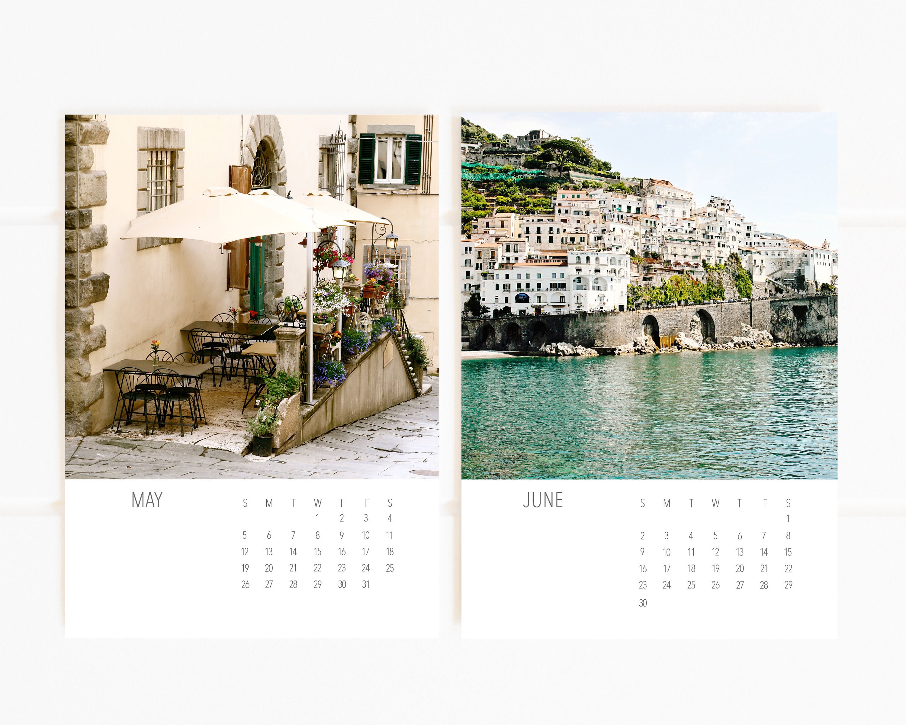 2019 Italy Desk Calendar - 5x7 Photography Calendar - Travel Photos ...