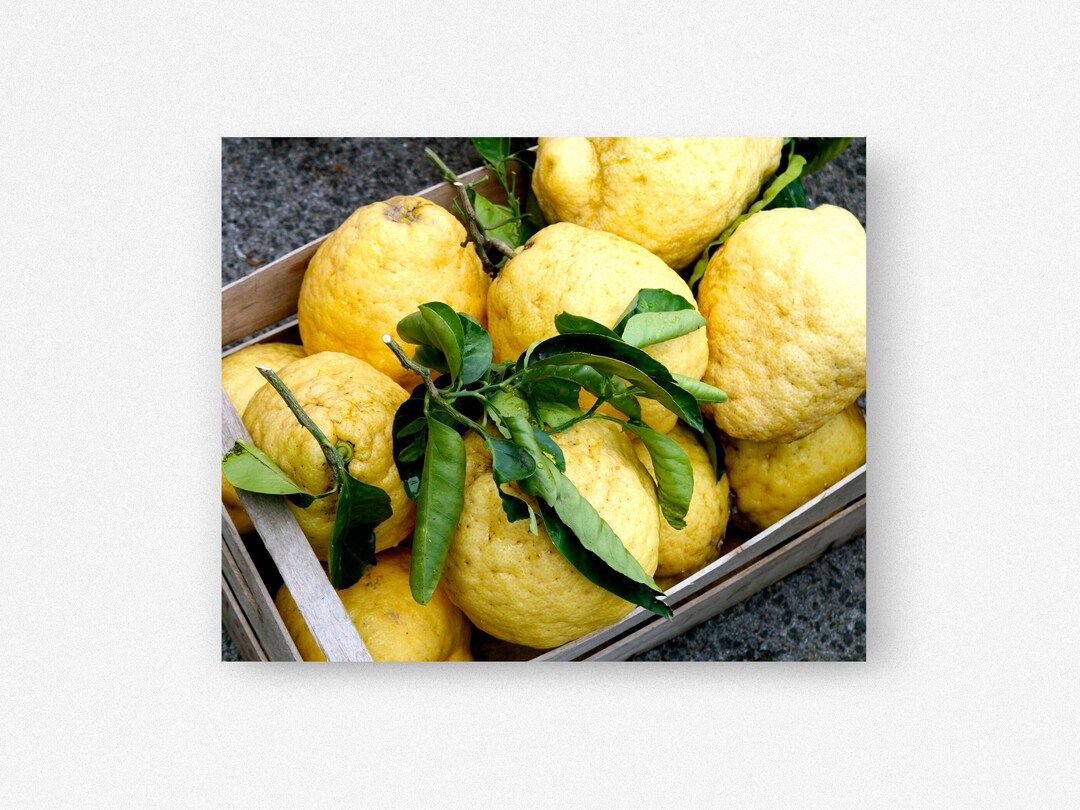Lemon Photography, Amalfi Lemon Print, Food Photography, Italian ...